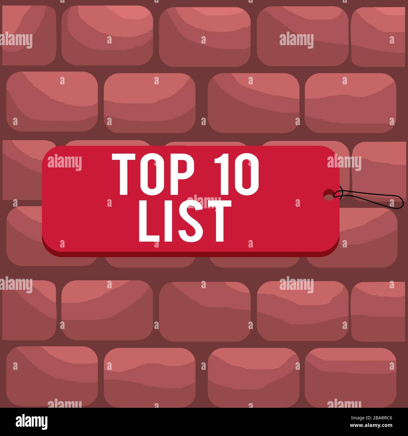 Handwriting text writing Top 10 List. Conceptual photo the ten most ...