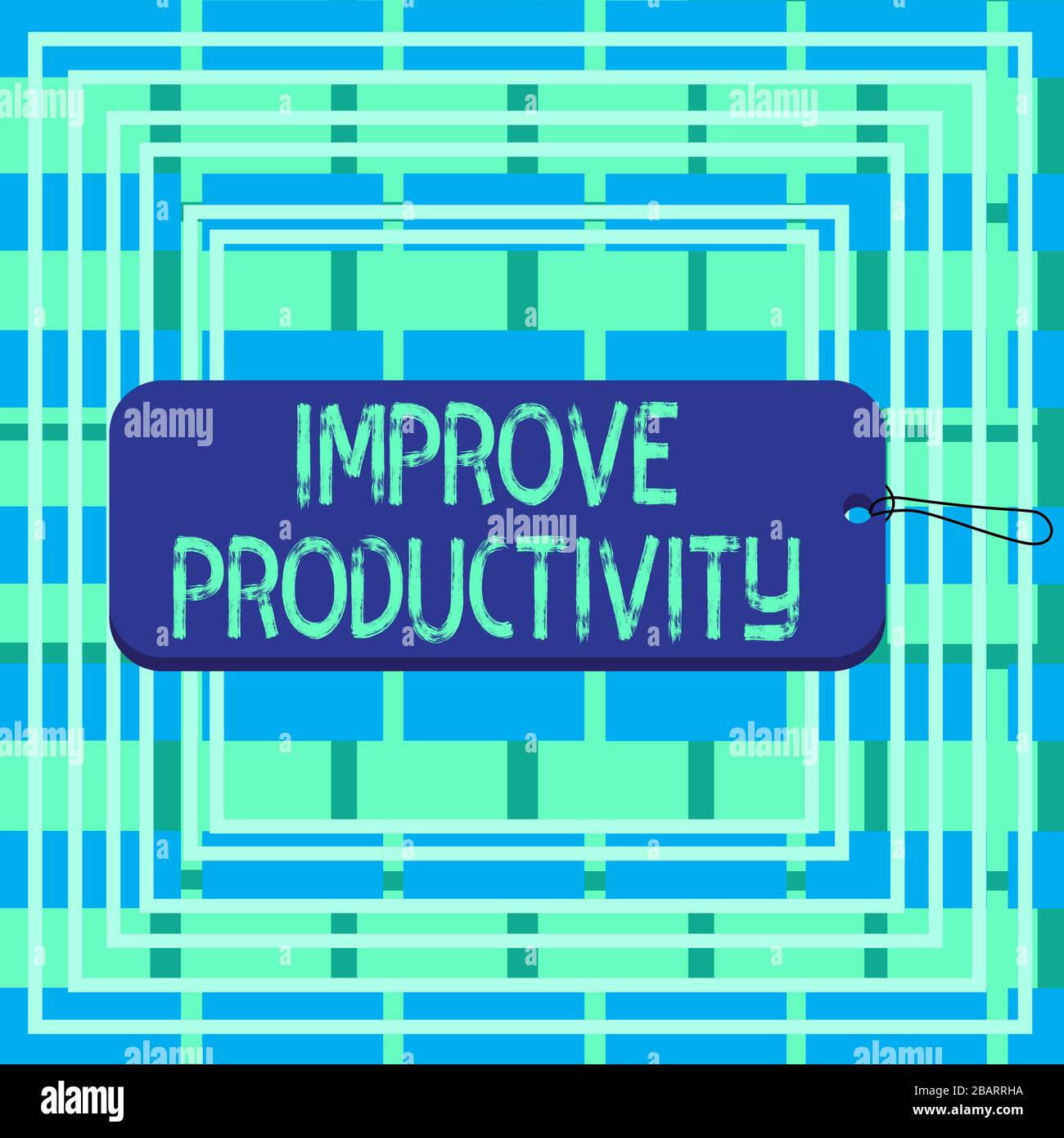 Text sign showing Improve Productivity. Business photo showcasing to ...