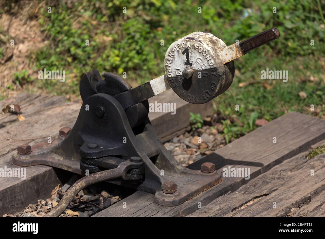 Railway Points Lever High Resolution Stock Photography and Images - Alamy