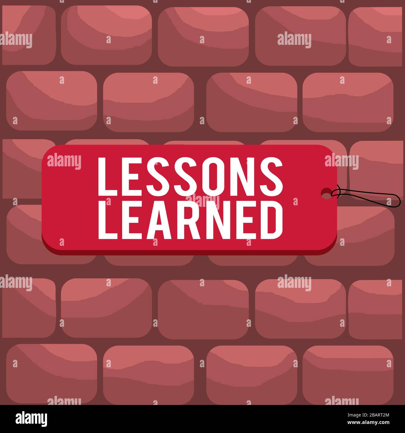 Handwriting text writing Lessons Learned. Conceptual photo the knowledge or understanding gained ...