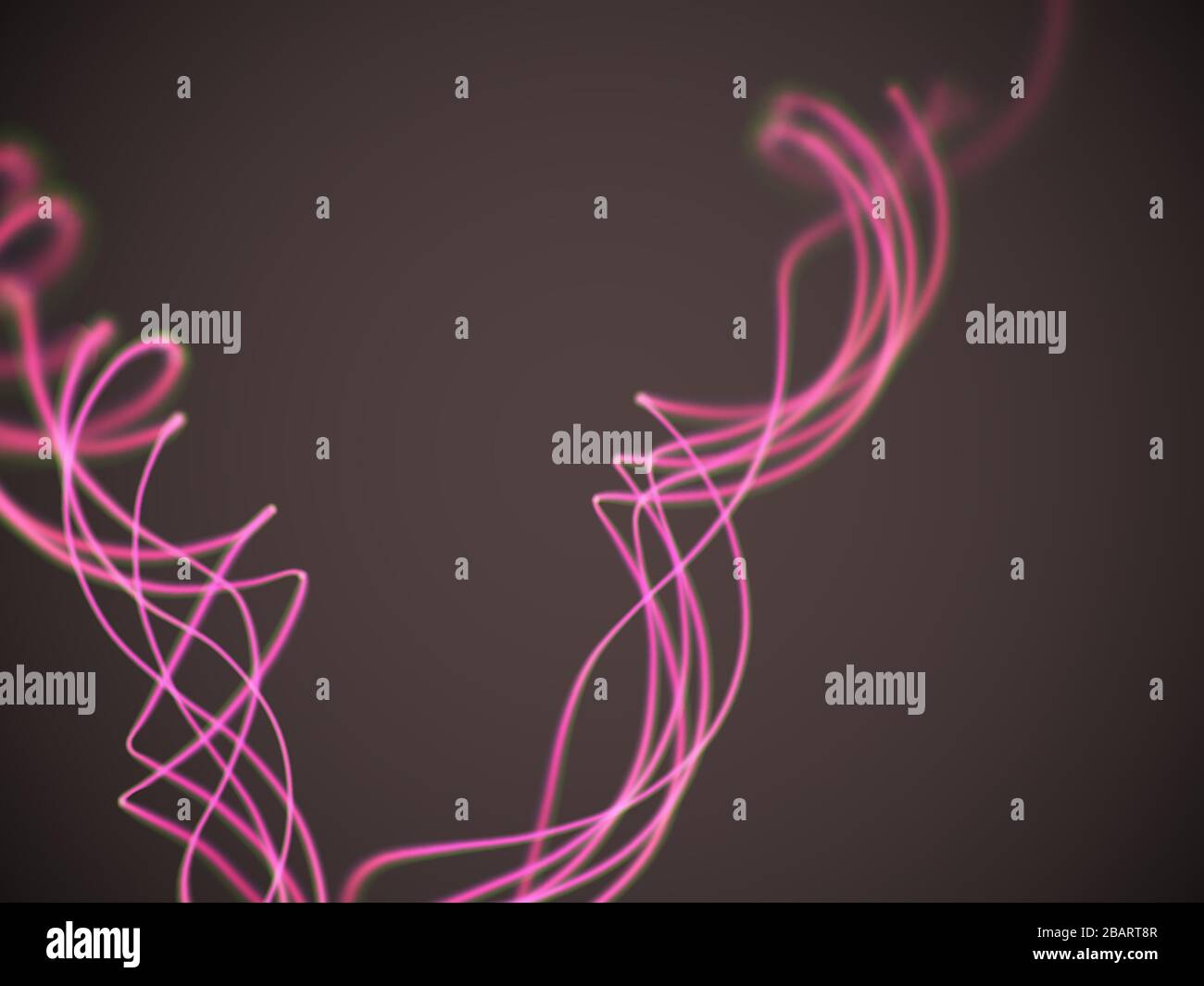 Abstract curved wavy RGB lines in motion on dark blue background Stock ...