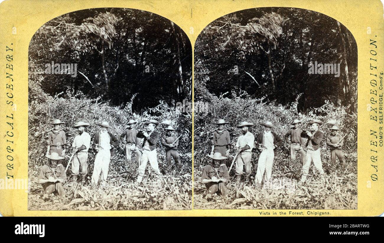 Members of the Darien Expedition, by Timothy O’Sullivan, 1870 Stock ...