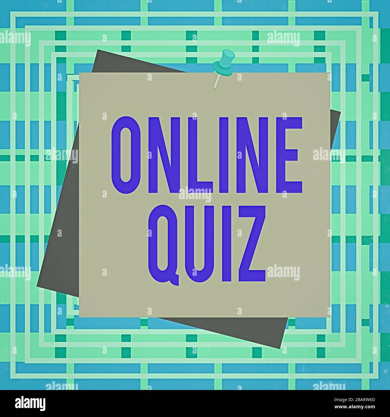 Text sign showing Online Quiz. Business photo text game or a mind sport ...