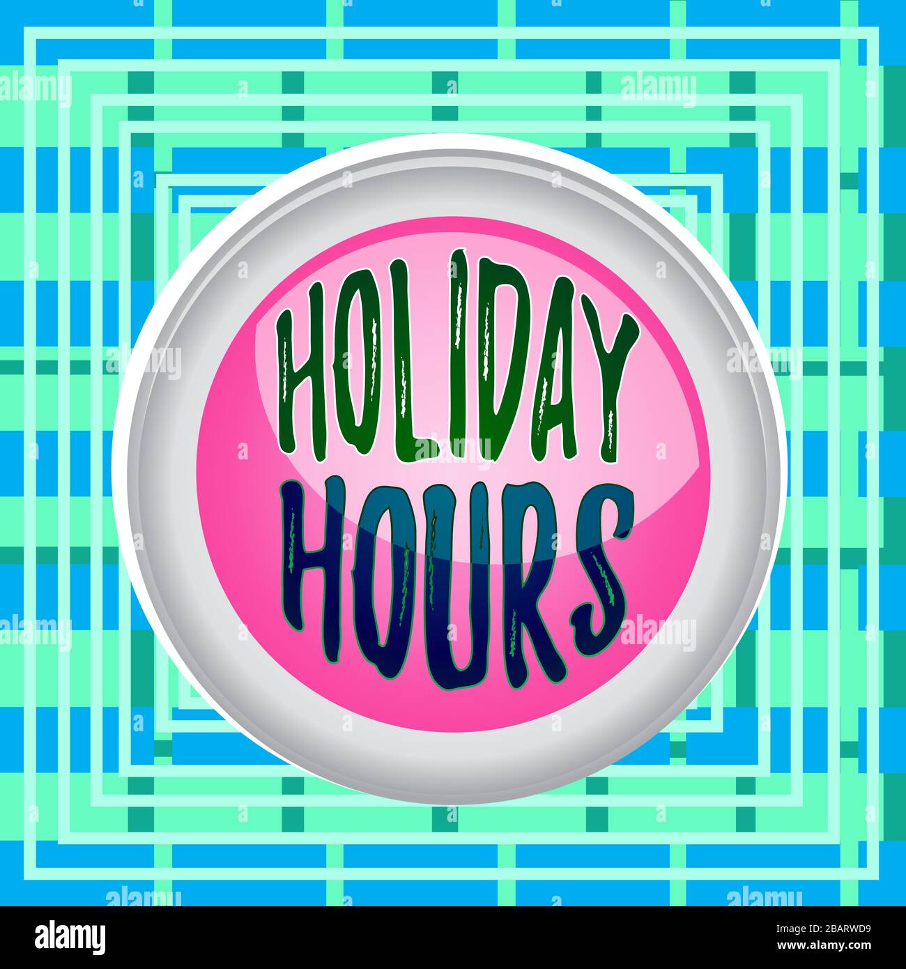 Text sign showing Holiday Hours. Business photo text Overtime work on ...