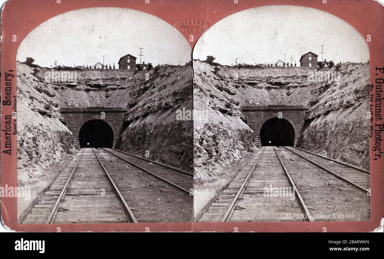 Tunnel train tracks 1800s hi-res stock photography and images - Alamy