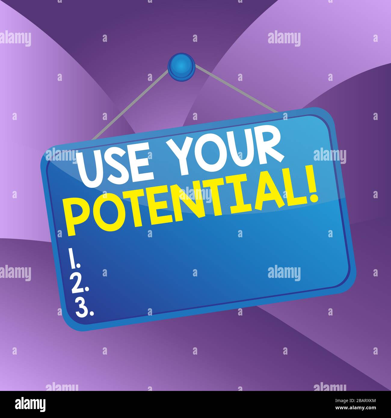Handwriting text writing Use Your Potential. Conceptual photo achieve ...