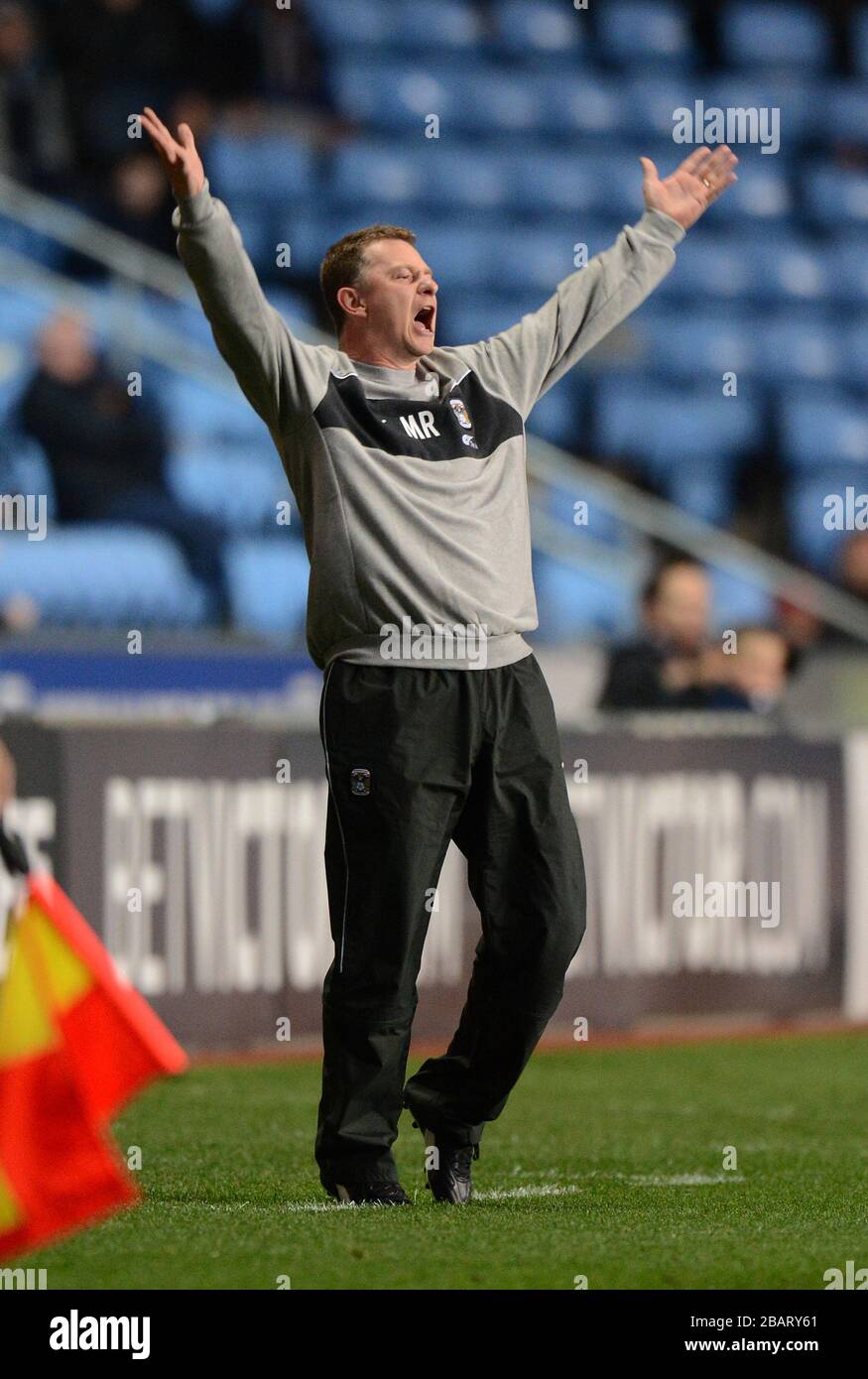 Coventry City's manager Mark Robins Stock Photo - Alamy