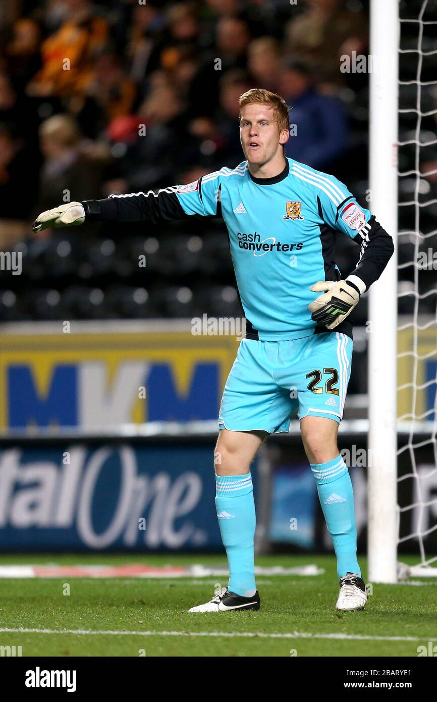 Ben Amos, Hull City goalkeeper Stock Photo - Alamy