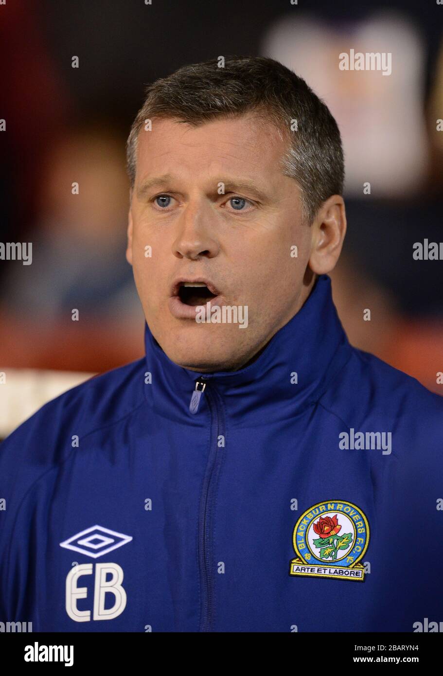 Blackburn Rovers' caretaker manager Eric Black Stock Photo - Alamy