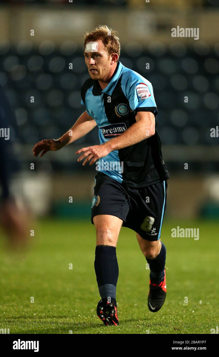 Wycombe Wanderers' Stuart Lewis Stock Photo - Alamy