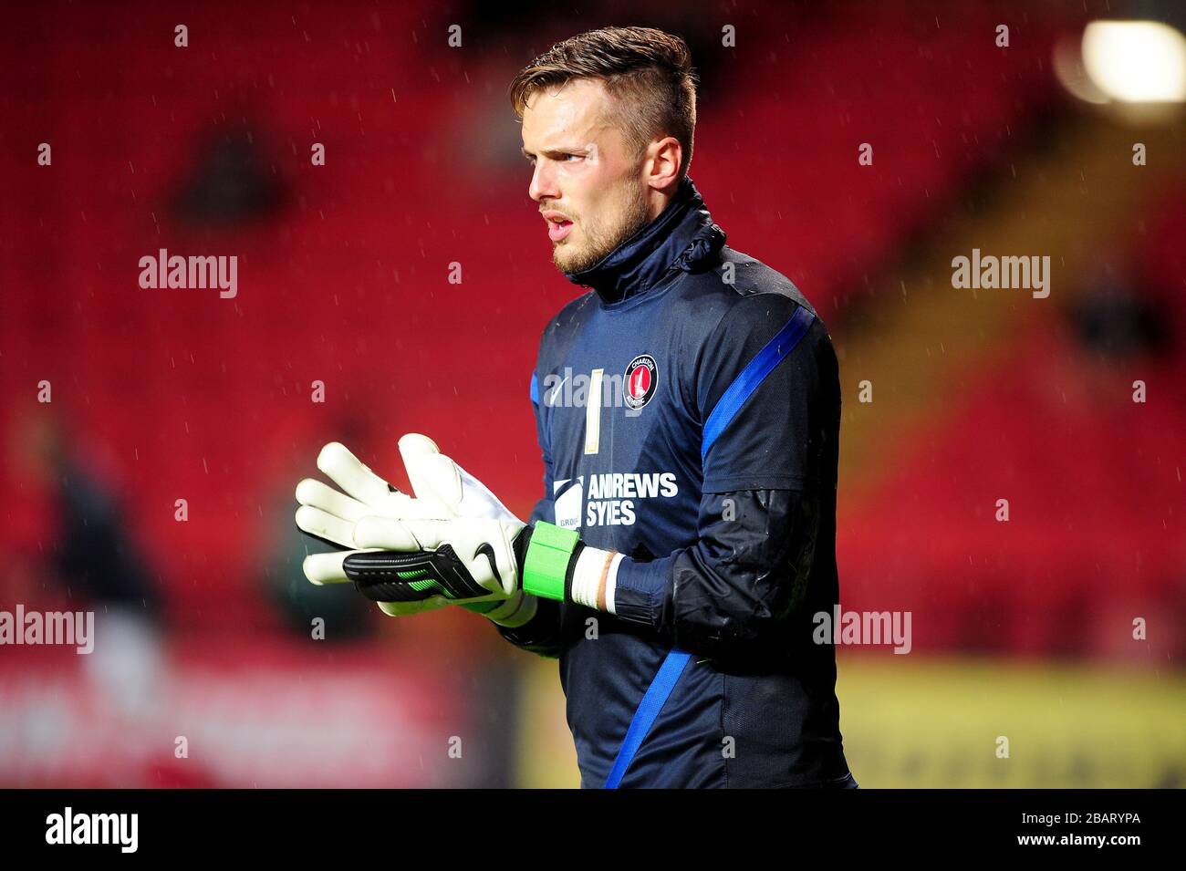 Ben Hamer, Charlton Athletic goalkeeper Stock Photo - Alamy