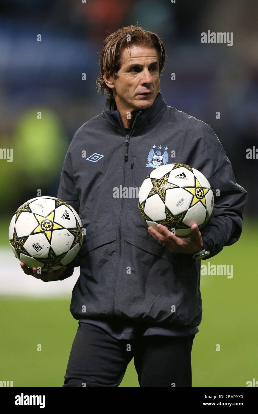 Manchester city first team coach hi-res stock photography and images ...