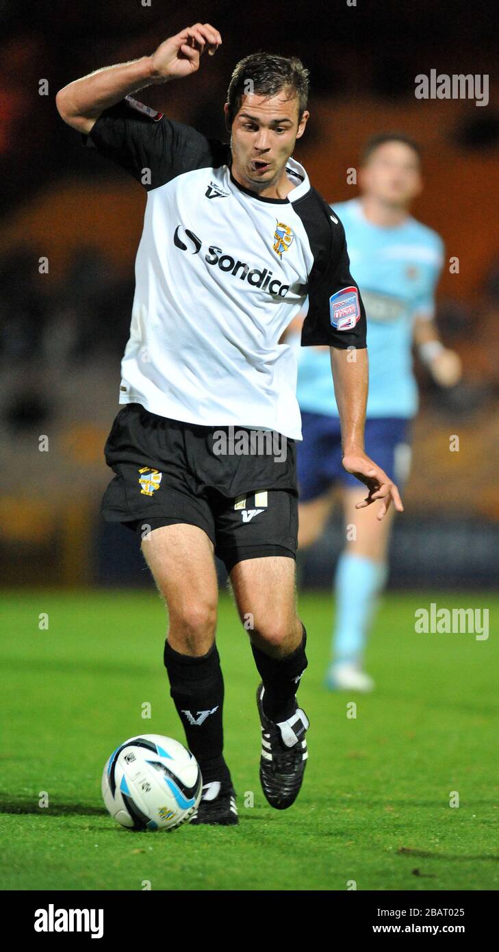 Port Vale's Tom Pope Stock Photo - Alamy