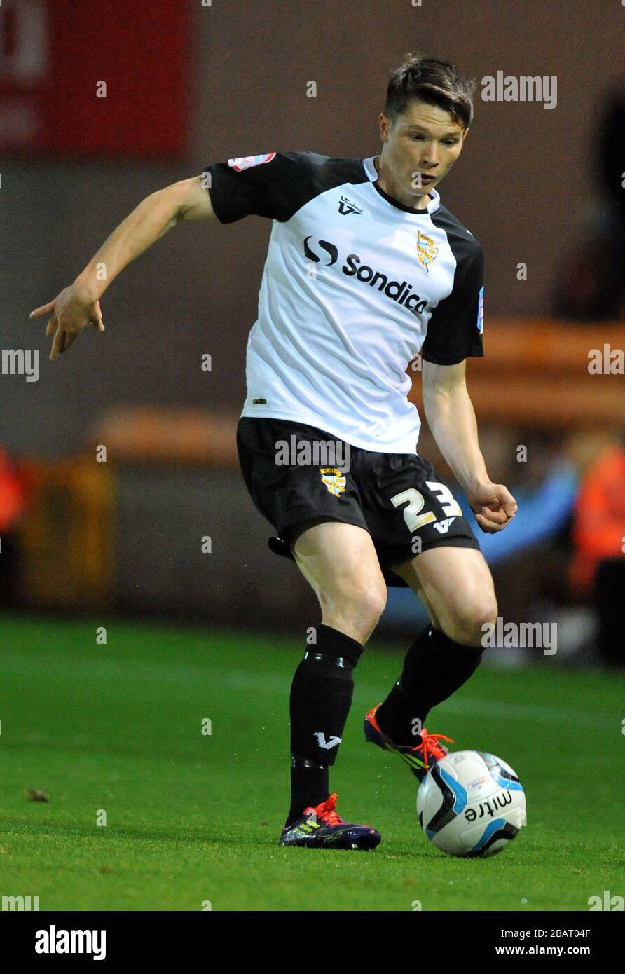 Port Vale's Ryan Burge Stock Photo - Alamy