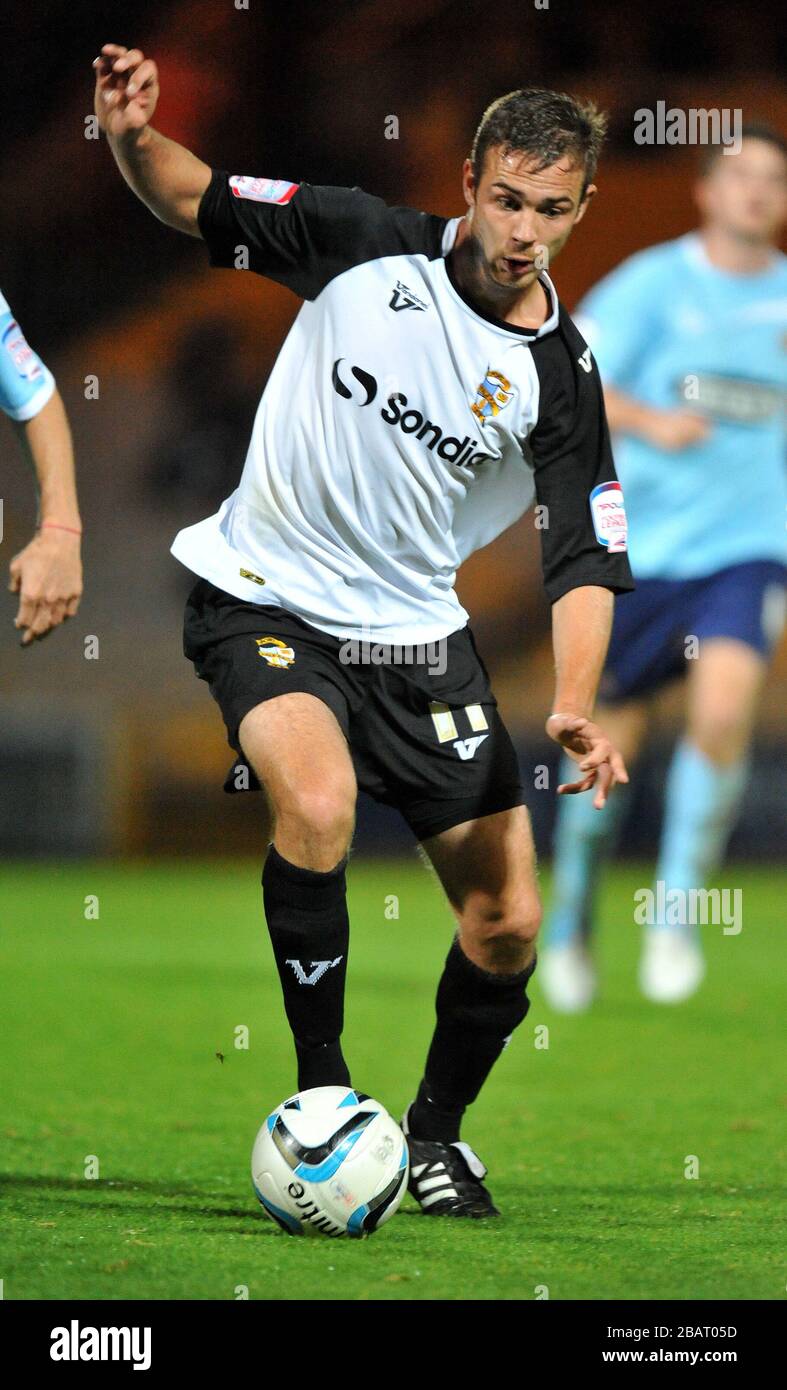 Port Vale's Tom Pope Stock Photo - Alamy