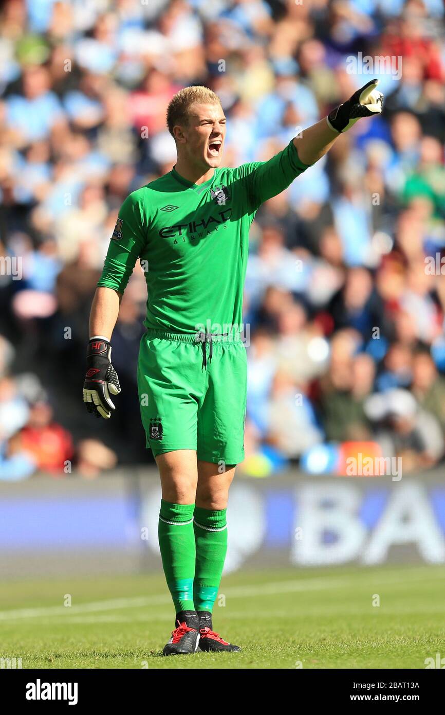 Joe Hart, Manchester City goalkeeper Stock Photo - Alamy