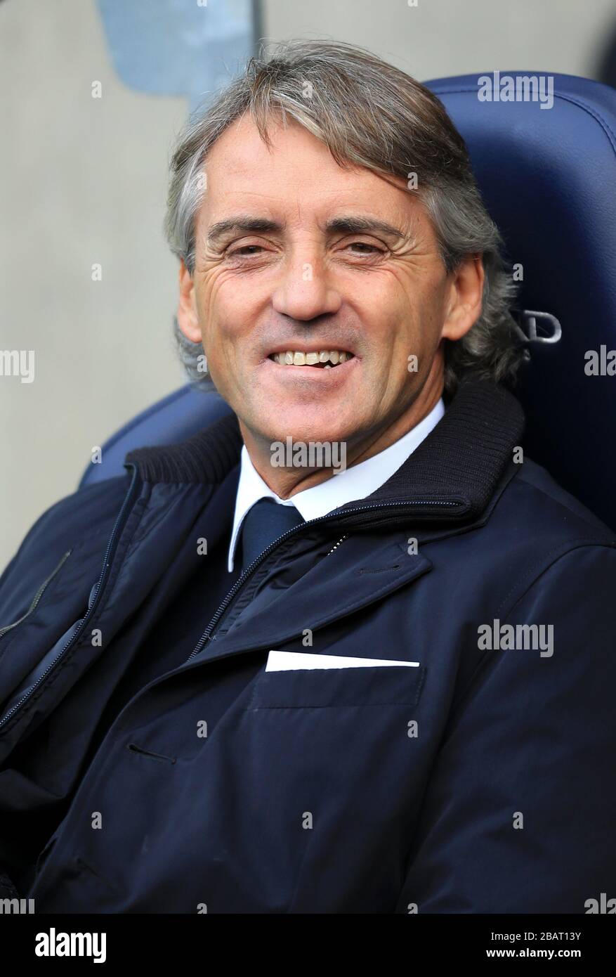 Manchester city manager roberto mancini hi-res stock photography and ...