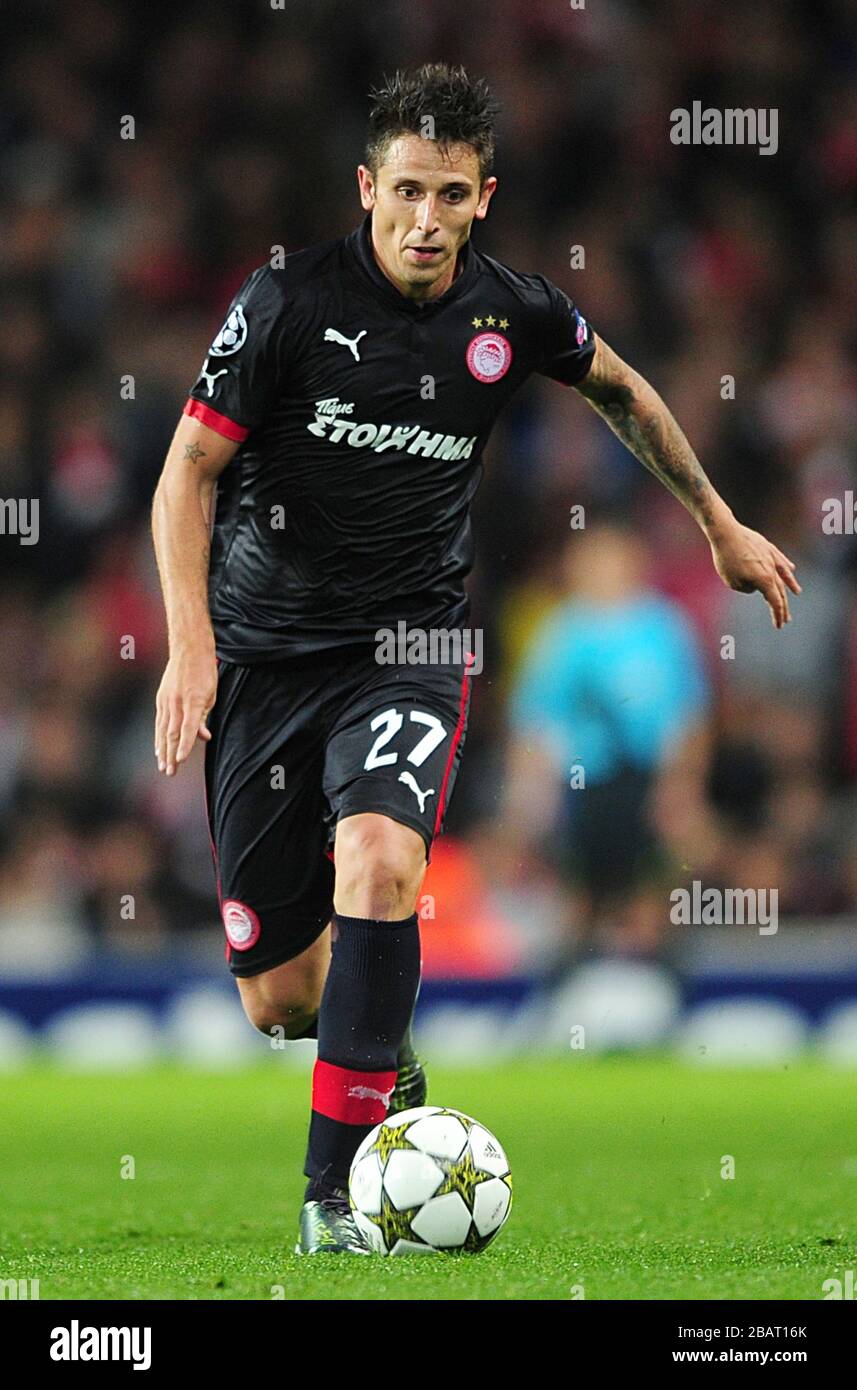 Leandro Greco, Olympiakos Stock Photo - Alamy