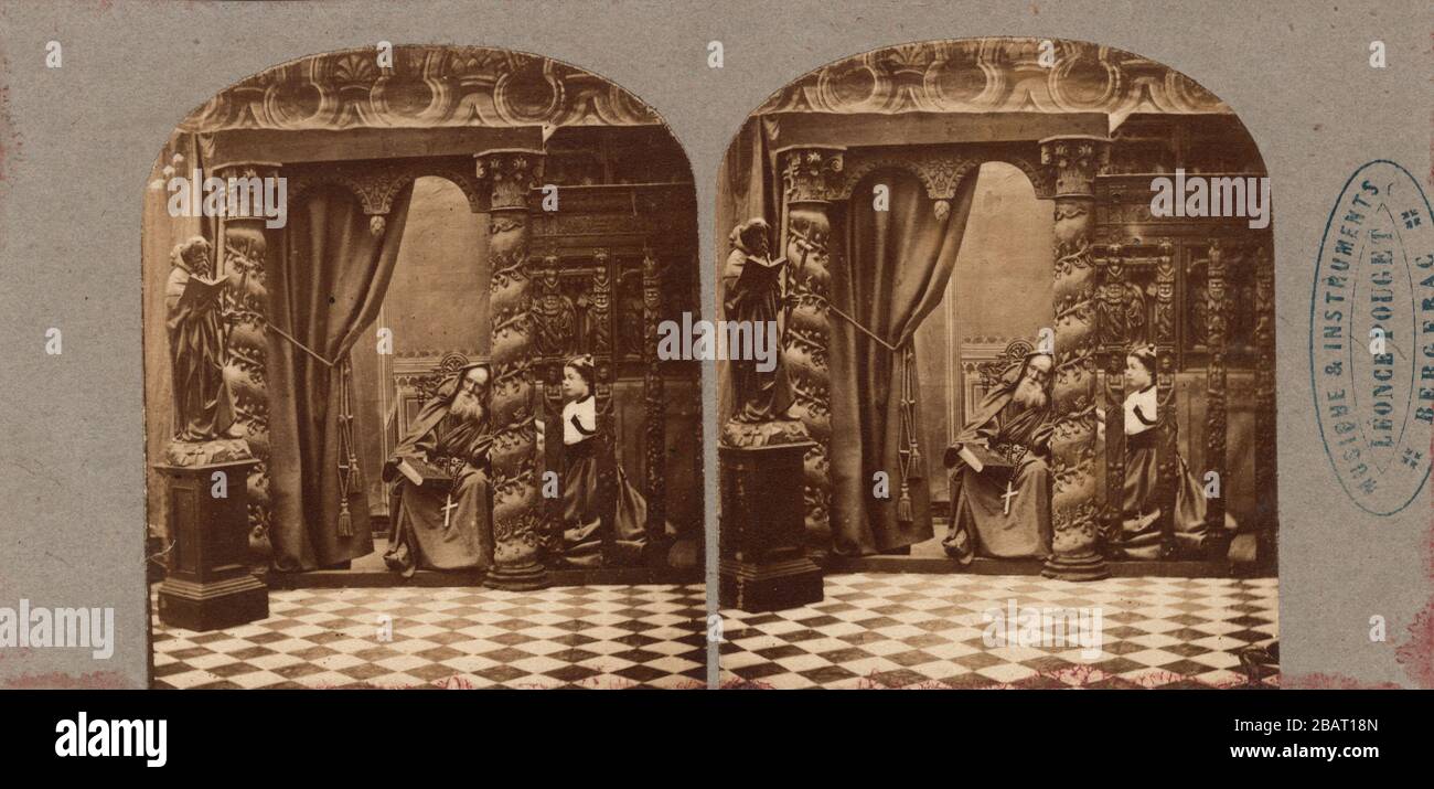 Priest confession booth hi-res stock photography and images - Alamy