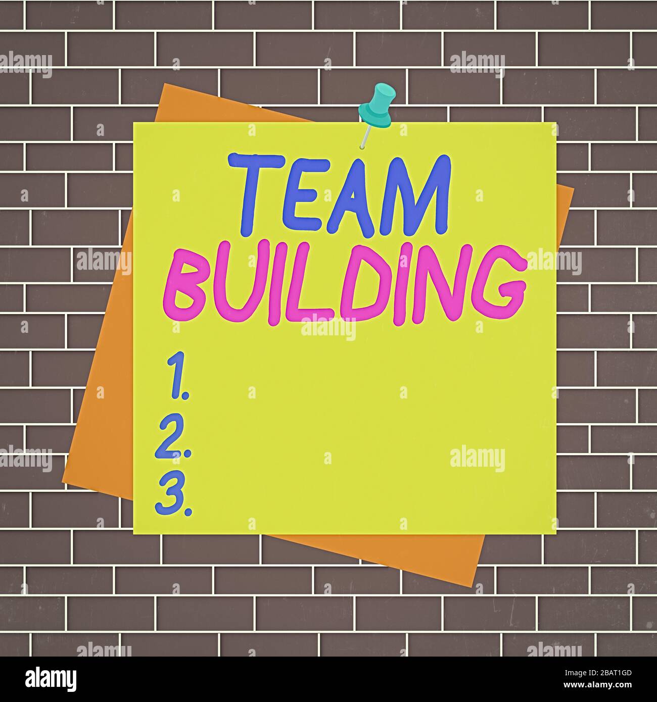 Text sign showing Team Building. Business photo showcasing various ...