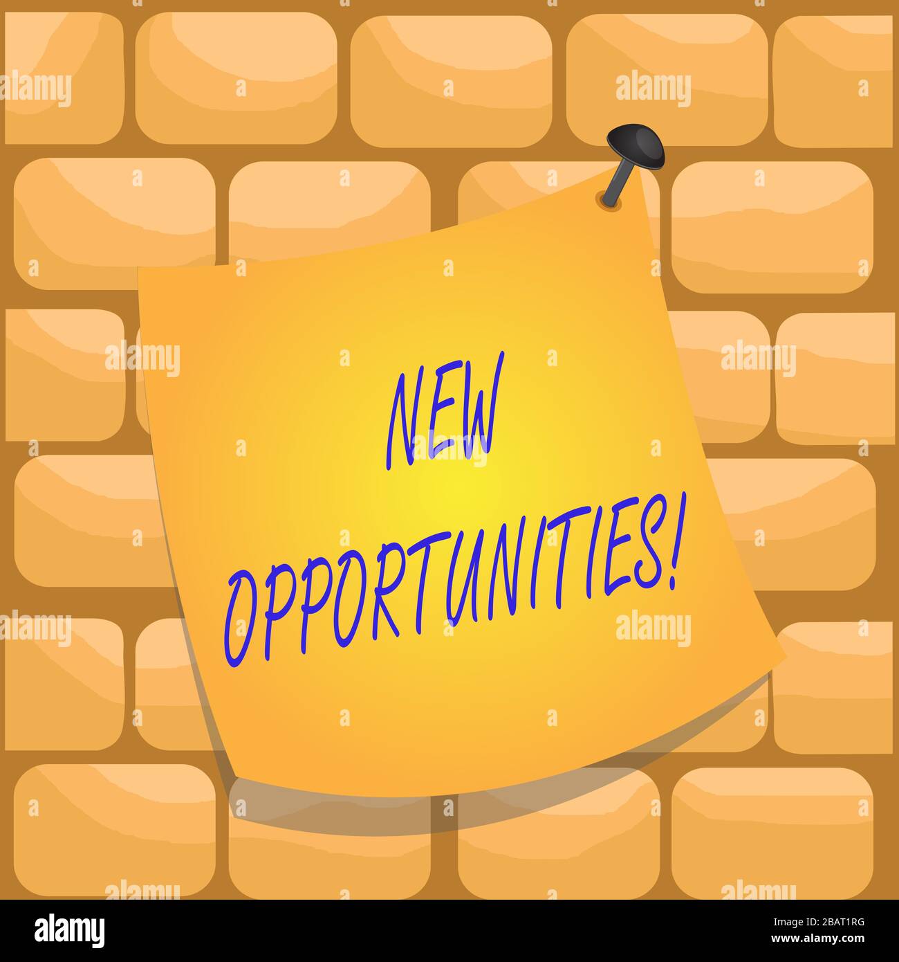 Handwriting text writing New Opportunities. Conceptual photo exchange ...