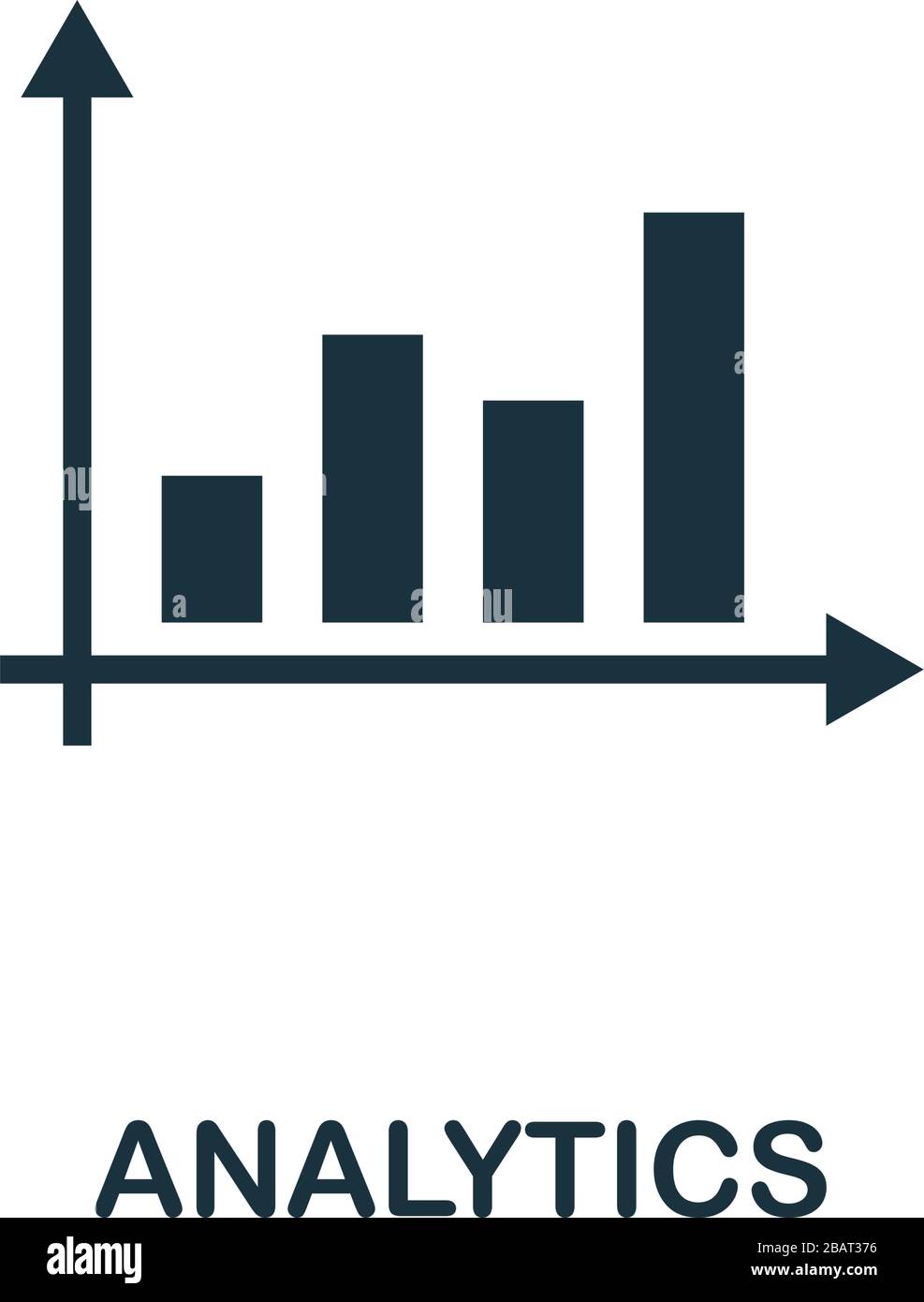 Analytics icon. Simple element from audit collection. Filled Analytics ...