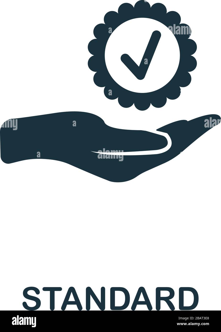 Standard icon. Simple element from audit collection. Filled Standard ...