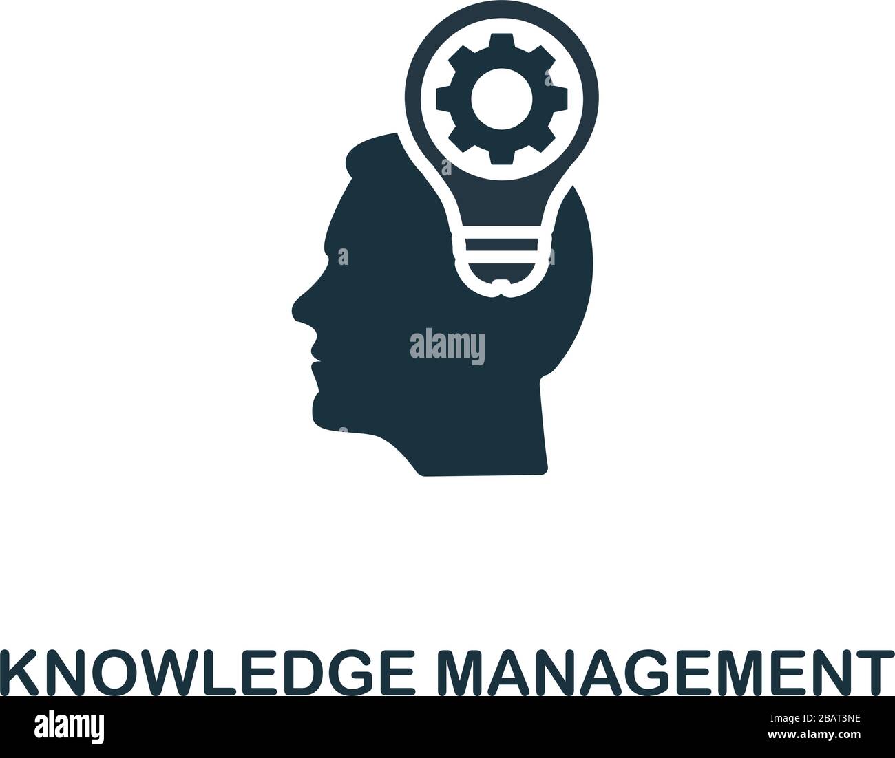 Knowledge Management icon. Simple element from business intelligence ...