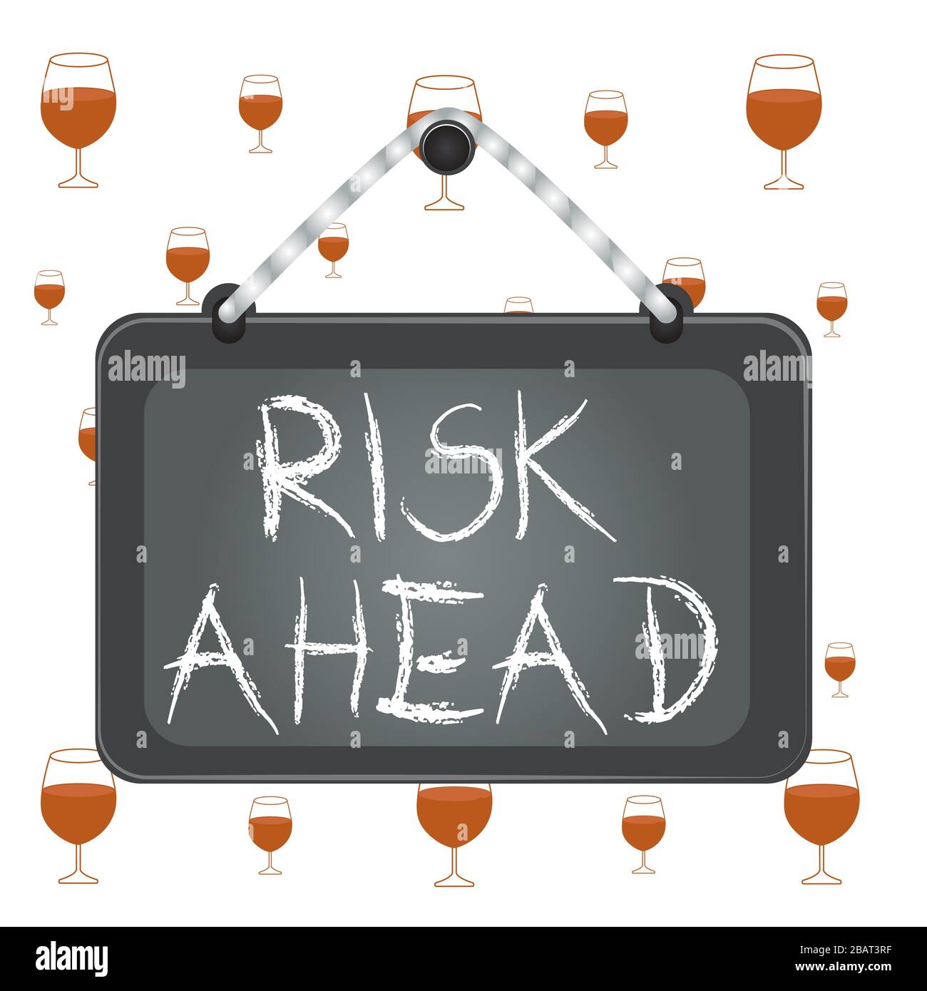 Road sign warning beware possibility Cut Out Stock Images & Pictures ...