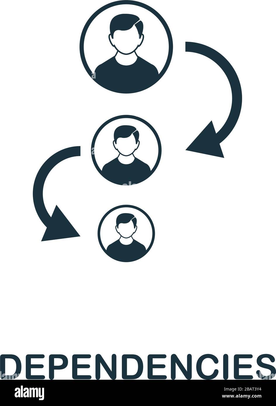 Dependencies icon. Simple element from business intelligence collection ... Dependencies icon. Simple element from business intelligence collection ...