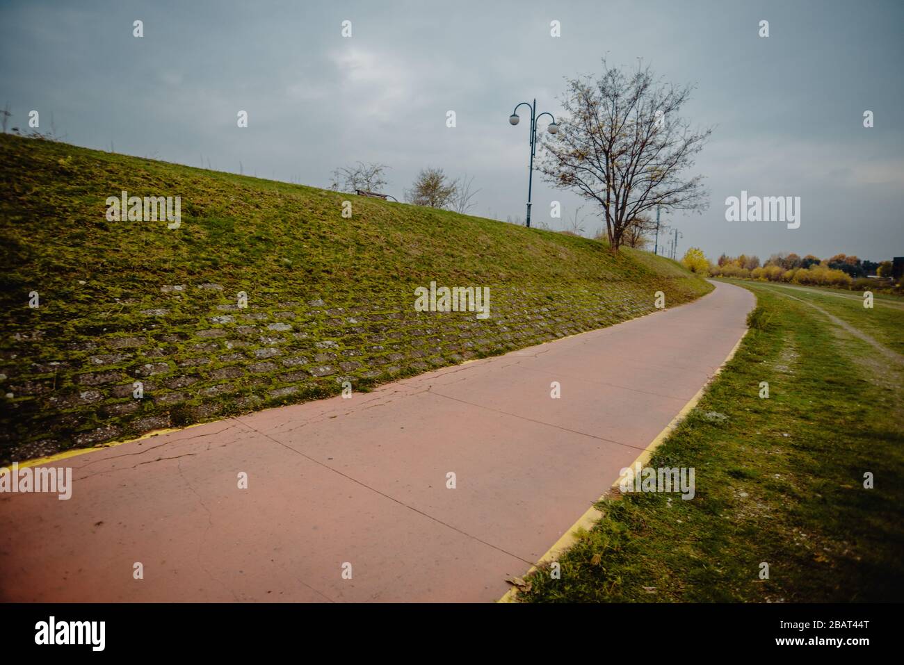 Empty running track side hi-res stock photography and images - Alamy