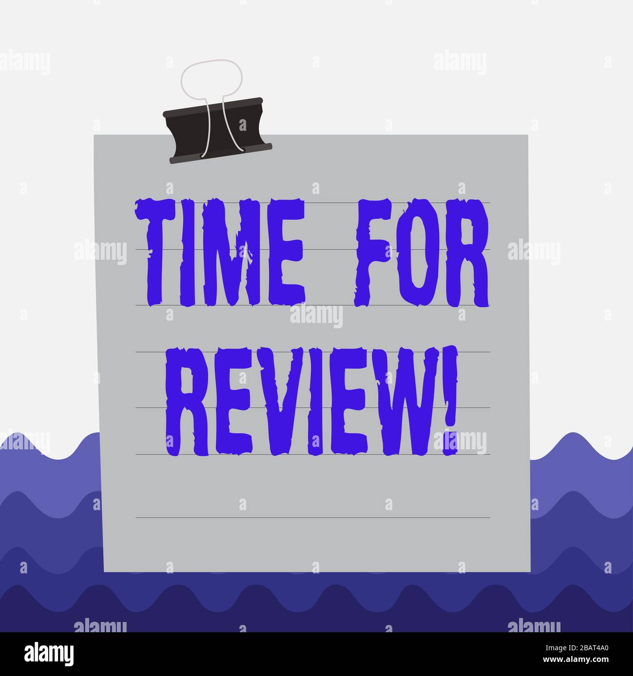 Conceptual hand writing showing Time For Review. Concept meaning review ...