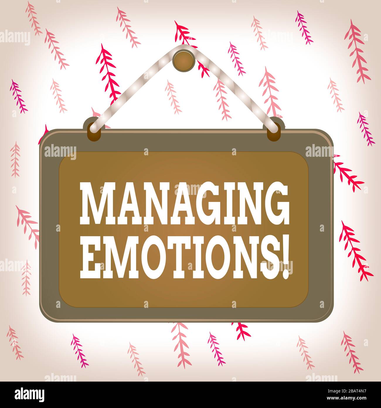 Handwriting text writing Managing Emotions. Conceptual photo ability be ...
