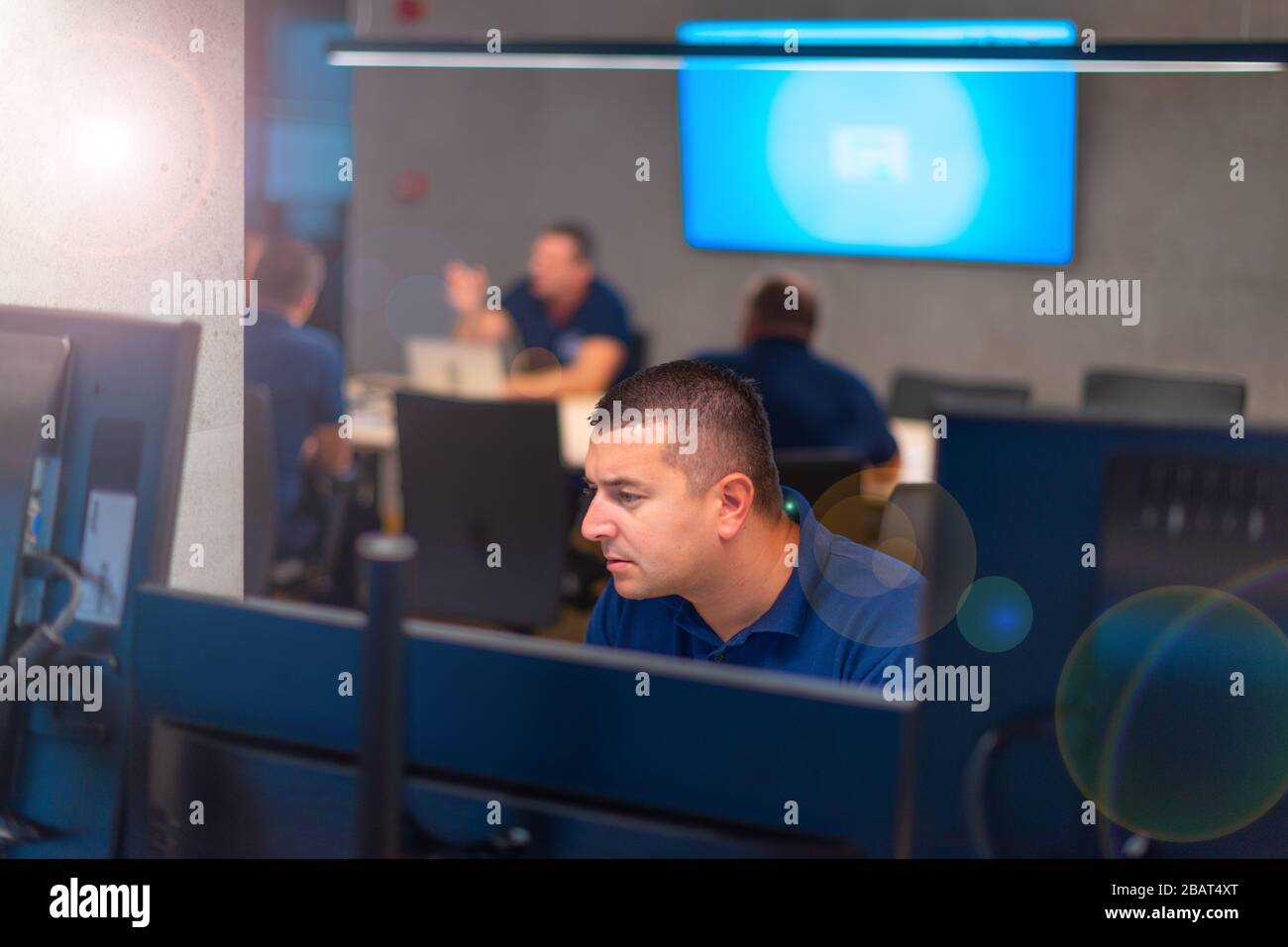 Operator supervision hi-res stock photography and images - Alamy