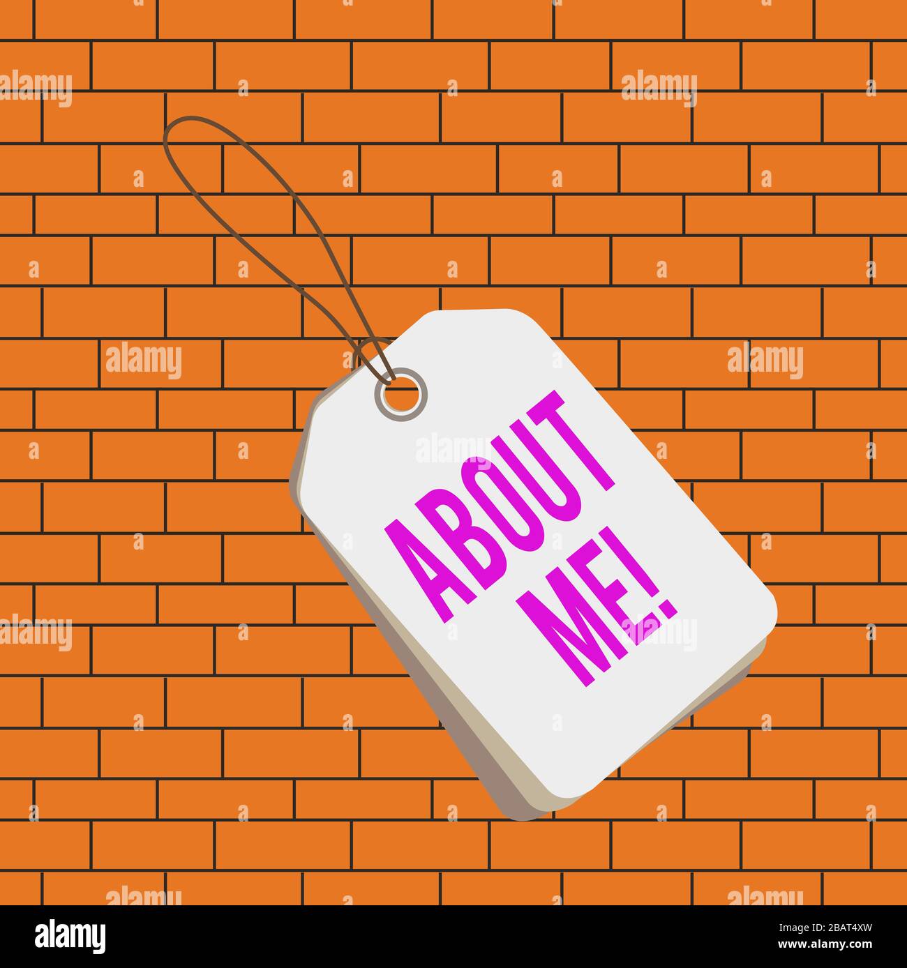 Text sign showing About Me. Business photo text telling someone list of ...