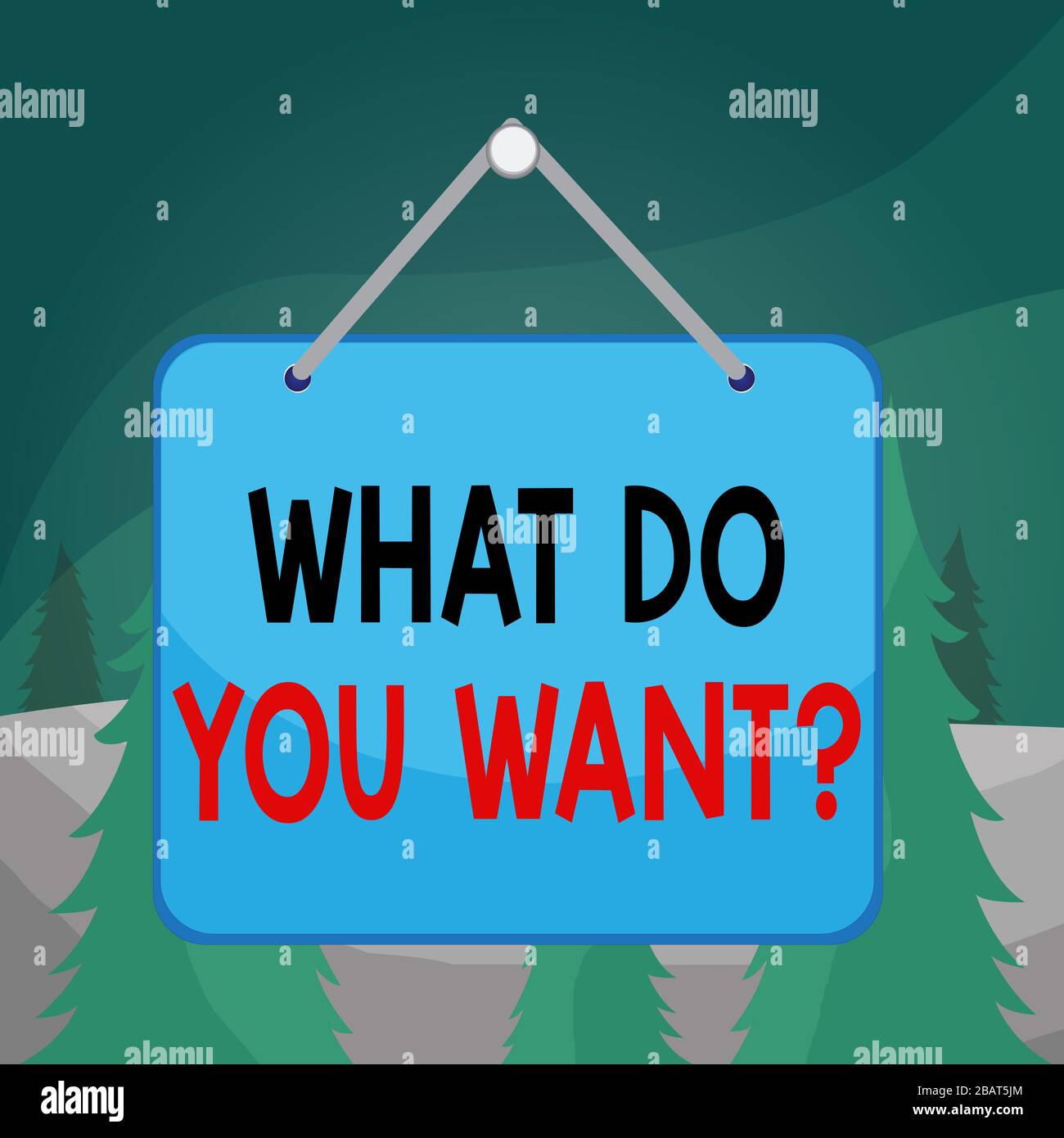 Word writing text What Do You Want Question. Business photo showcasing ...