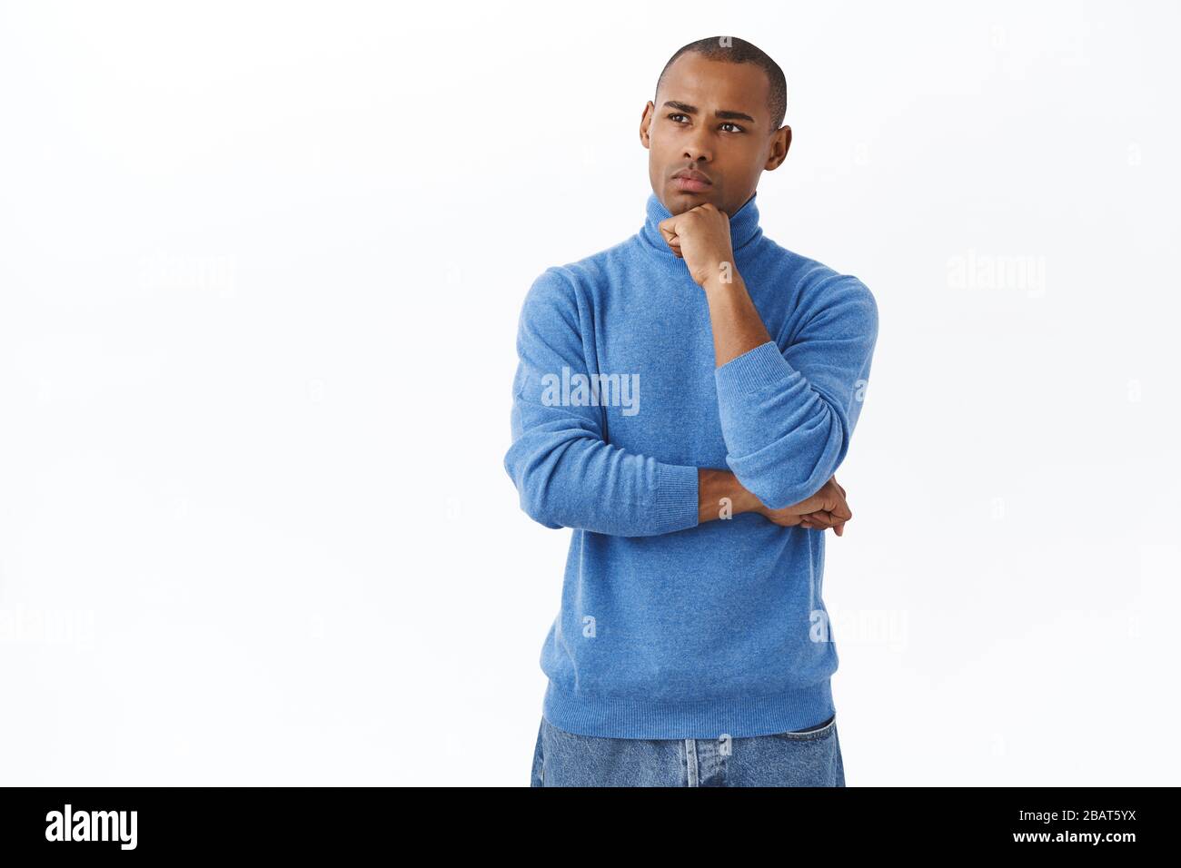 Hand over chin hi-res stock photography and images - Alamy