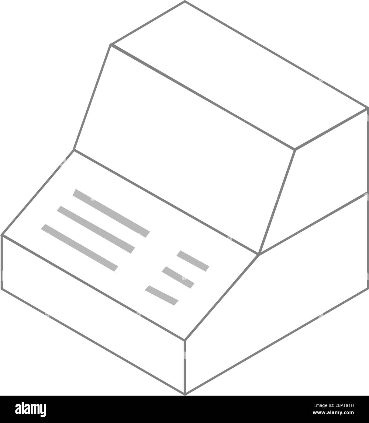 Bank cash counter Stock Vector Images - Alamy