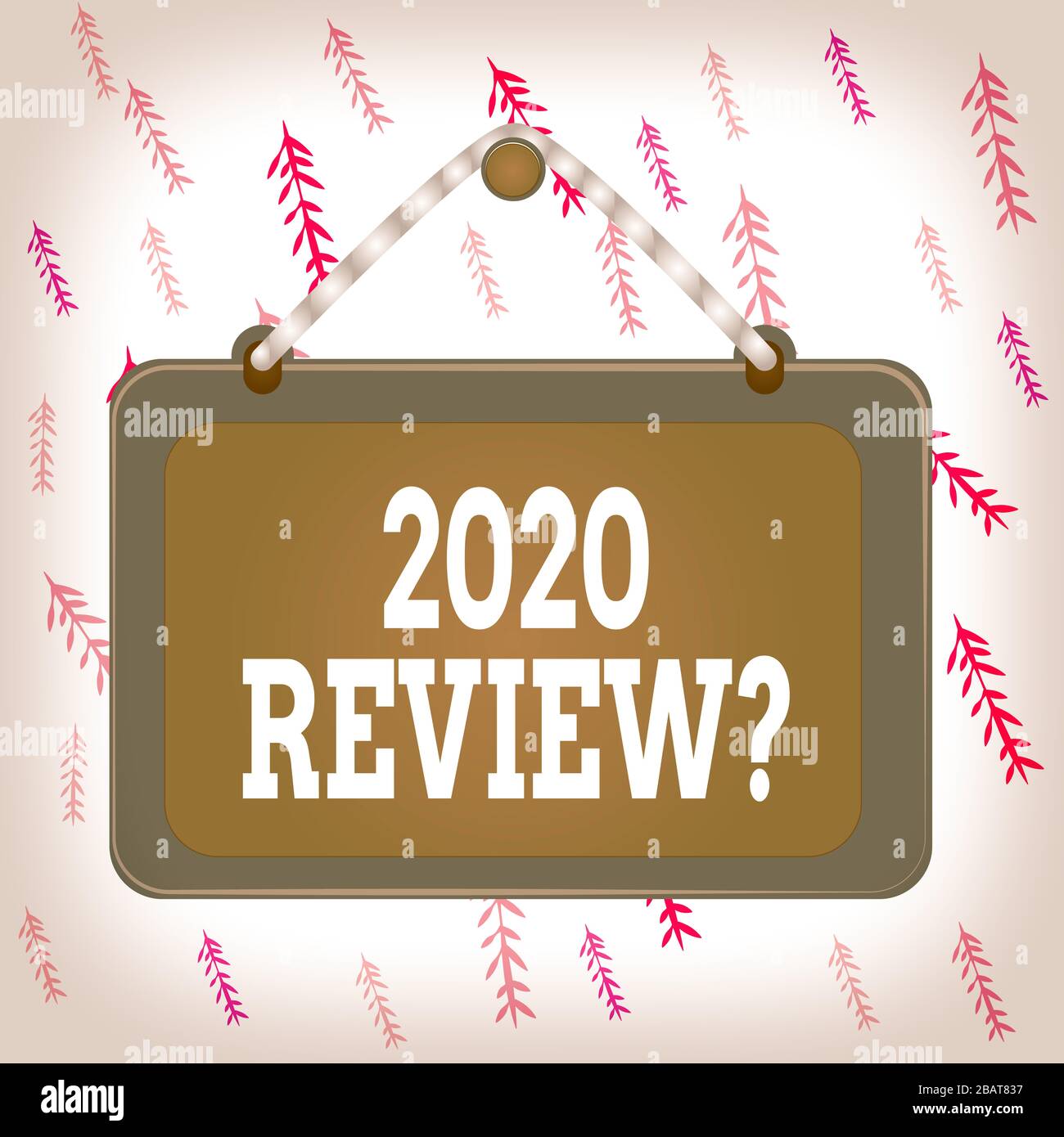 Handwriting text writing 2020 Review Question. Conceptual photo ...