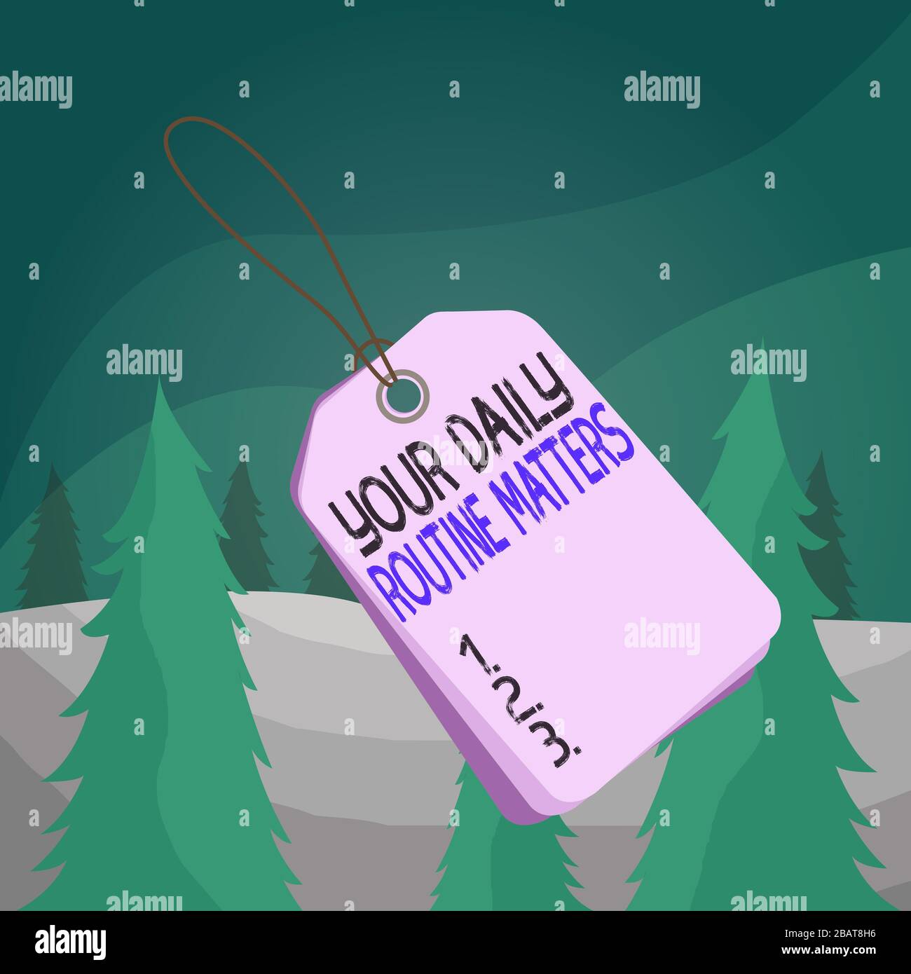 Word writing text Your Daily Routine Matters. Business photo showcasing ...