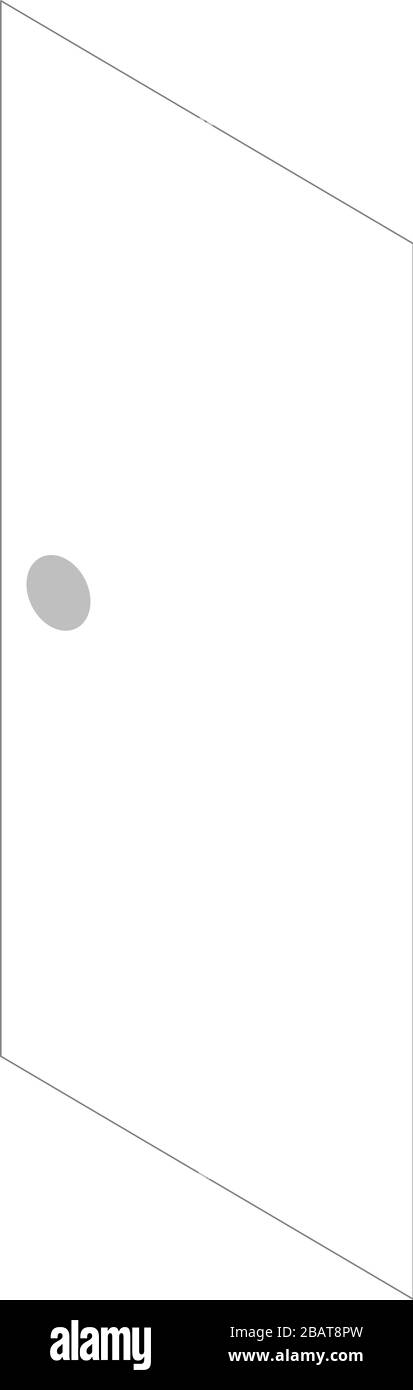 Frame door icon cartoon Black and White Stock Photos & Images - Alamy