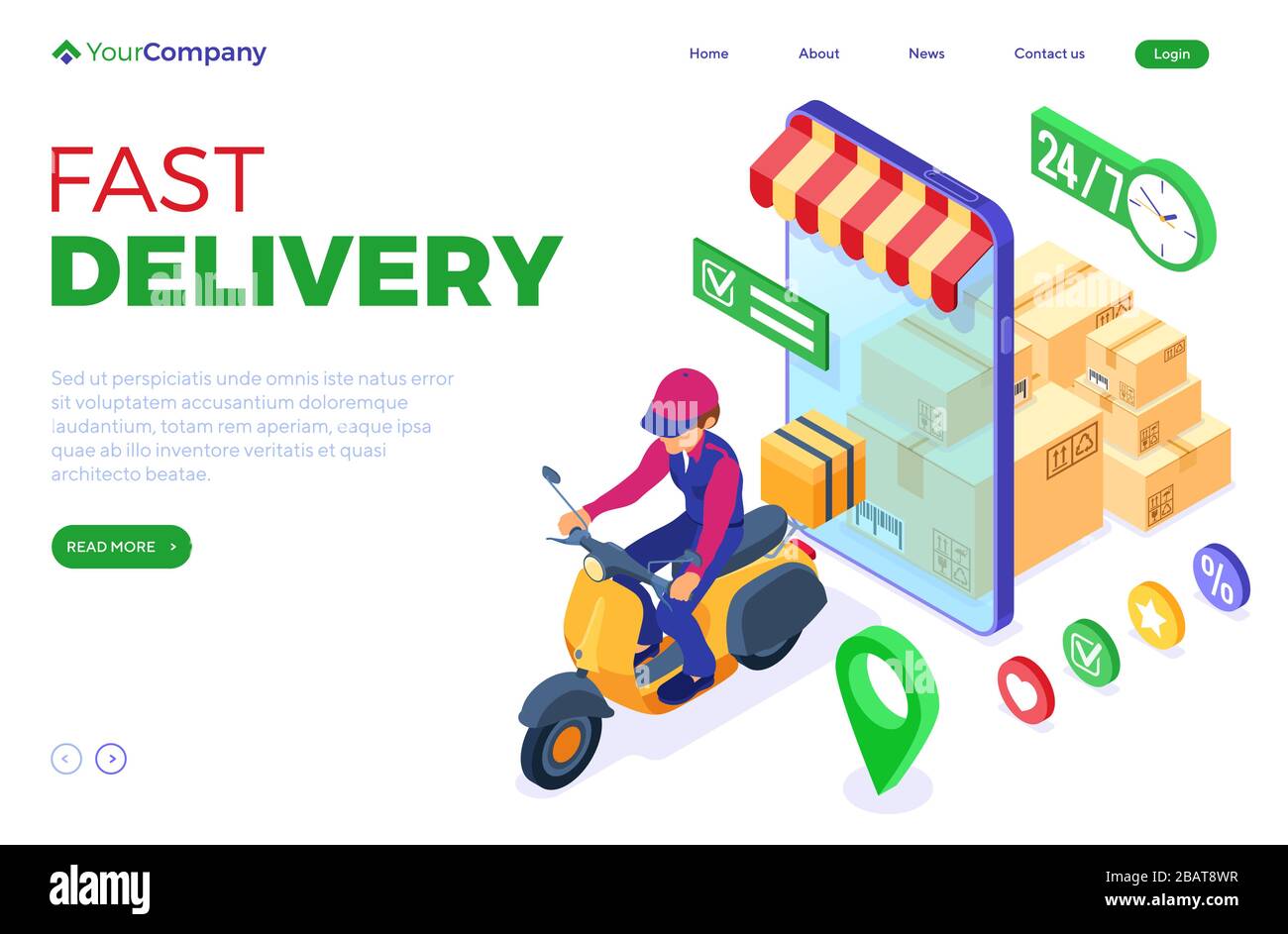 The order service Stock Vector Images - Alamy