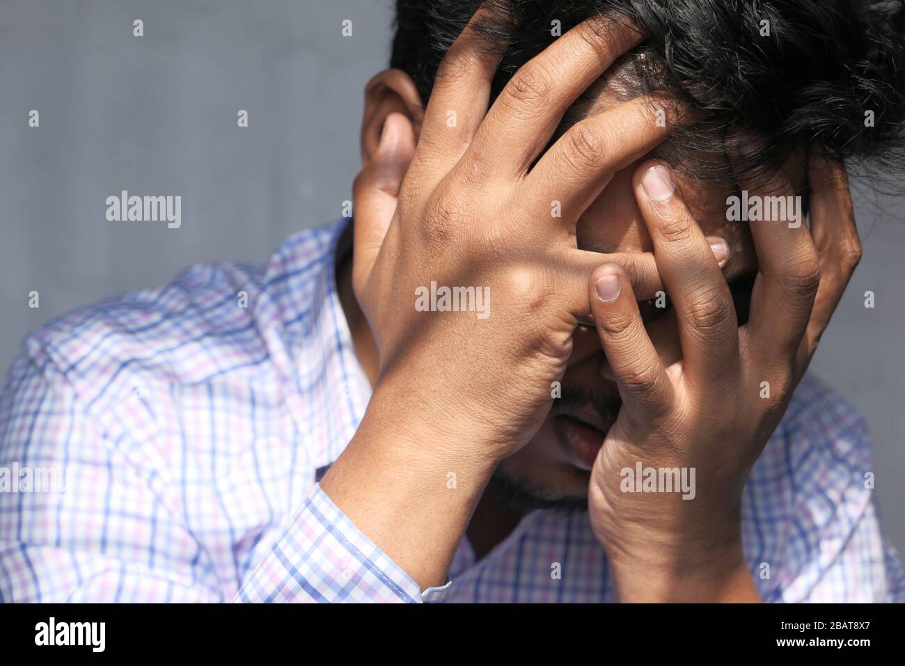 Hand over face hi-res stock photography and images - Alamy