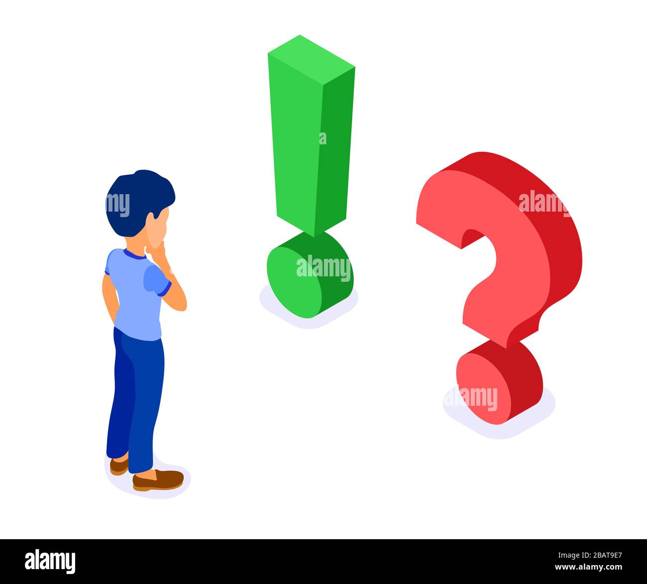 Man Faced With Choice Yes Or No Stock Vector Image Art Alamy man-faced-with-choice-yes-or-no-stock-vector-image-art-alamy