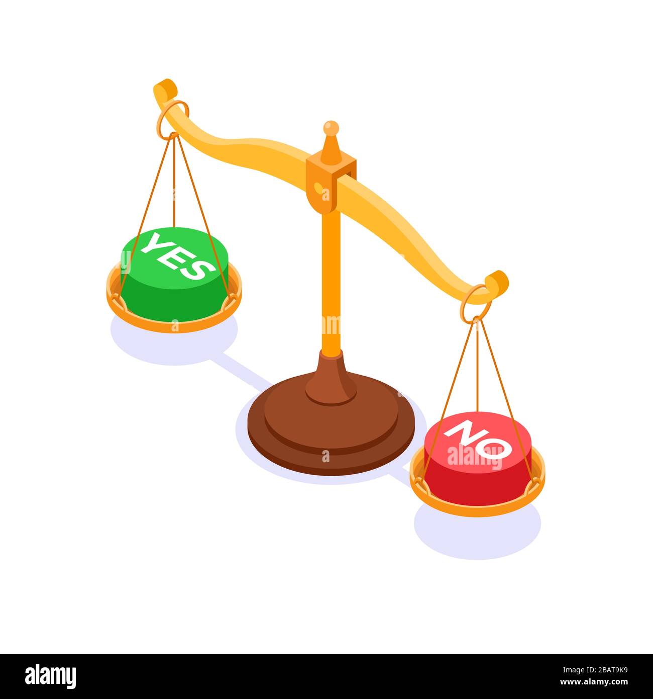 Yes no sign on Stock Vector Images - Alamy