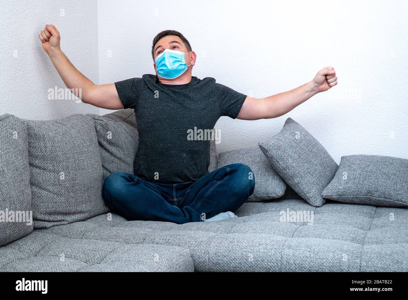 Stretchingsitting hi-res stock photography and images - Alamy