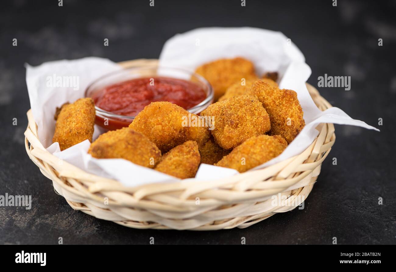 Fast food chicken nuggets ketchup hi-res stock photography and images ...