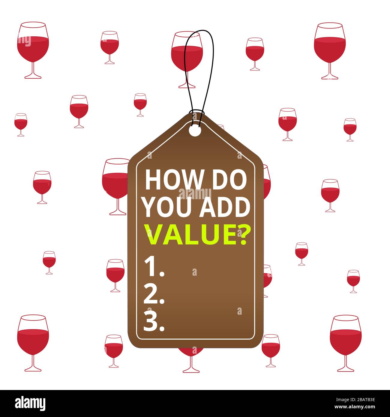 Text sign showing How Do You Add Value Question. Business photo text ...