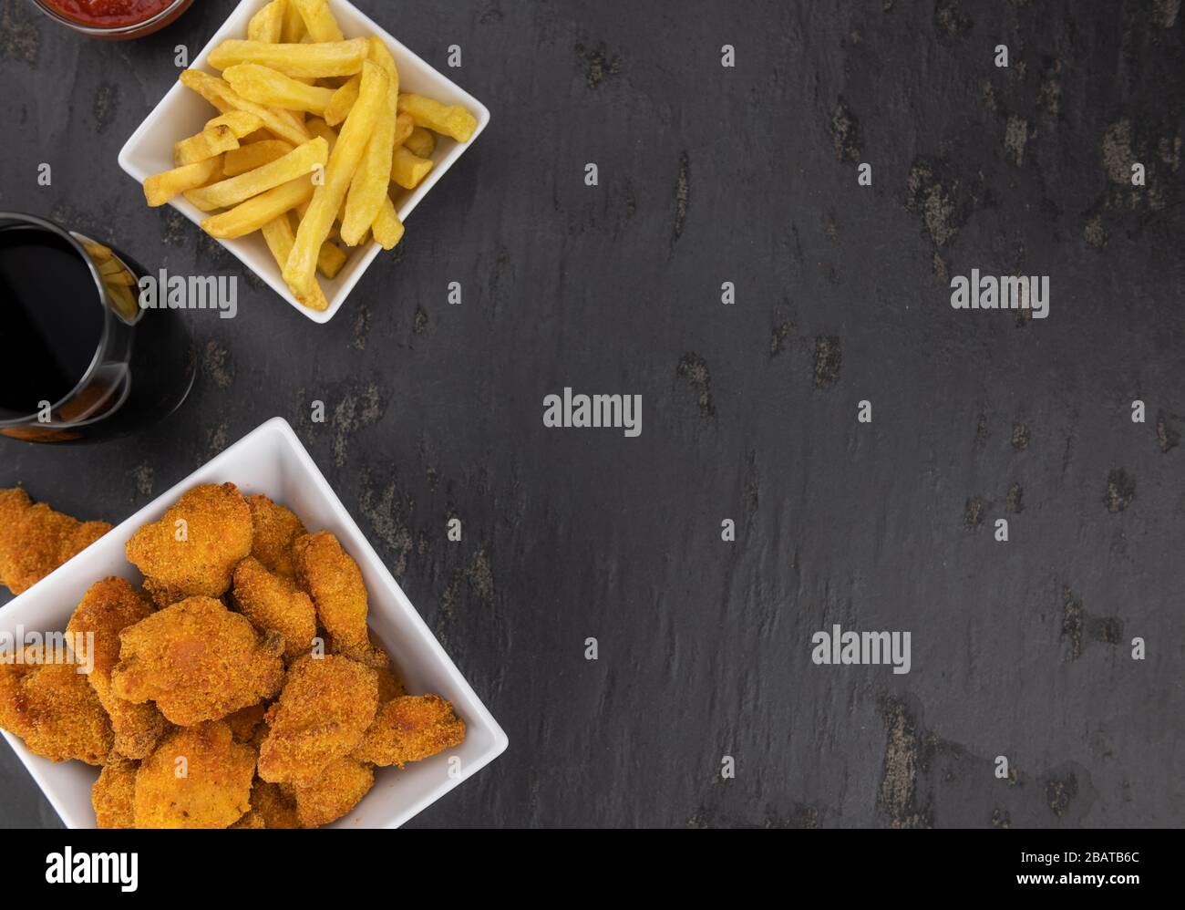 Chicken Nuggets as detailed close-up shot (selective focus Stock Photo ...