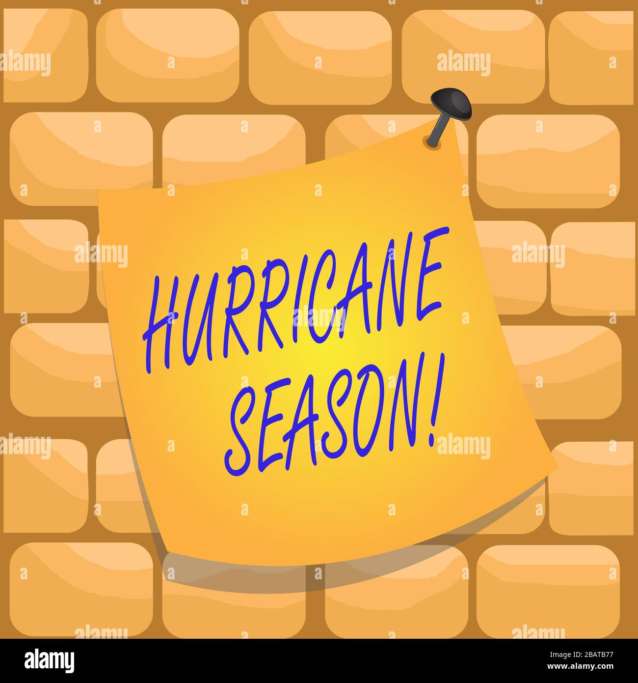 Handwriting text writing Hurricane Season. Conceptual photo time when ...